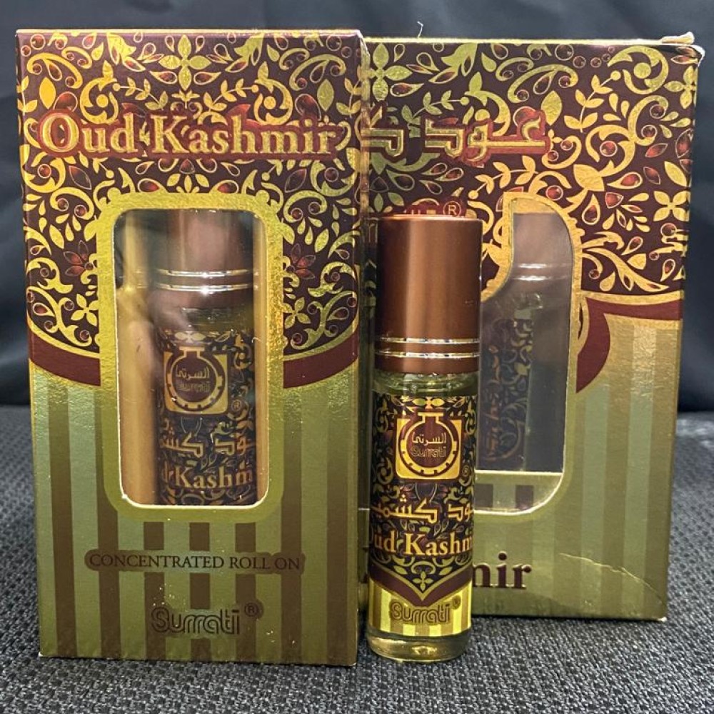 Surrati Oud Kashmir 6ml - Premium Soft Oud Attar Perfume