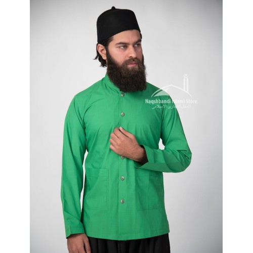 Casual Full Sleeve Muslim Shirt – Modest Traditional Wear for Men