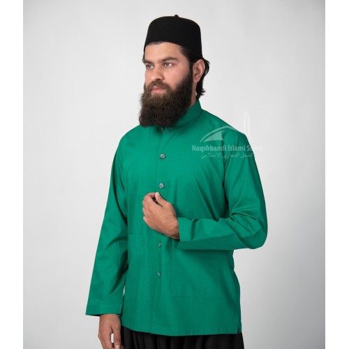 Casual Full Sleeve Muslim Shirt – Modest Traditional Wear for Men