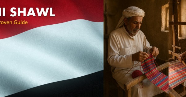 Authentic Handwoven Yemeni Shawl Hibarah | Guide for USA Buyers